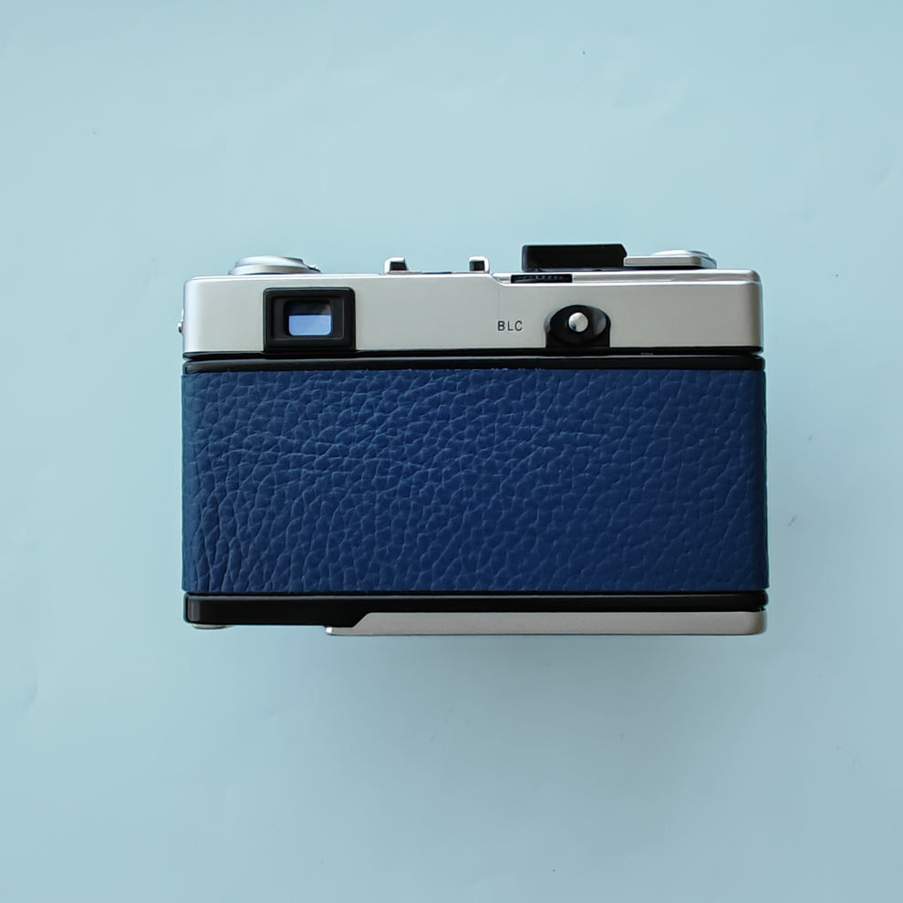 Olympus DC 35 with Deep Navy Leather – Contrail Film Camera